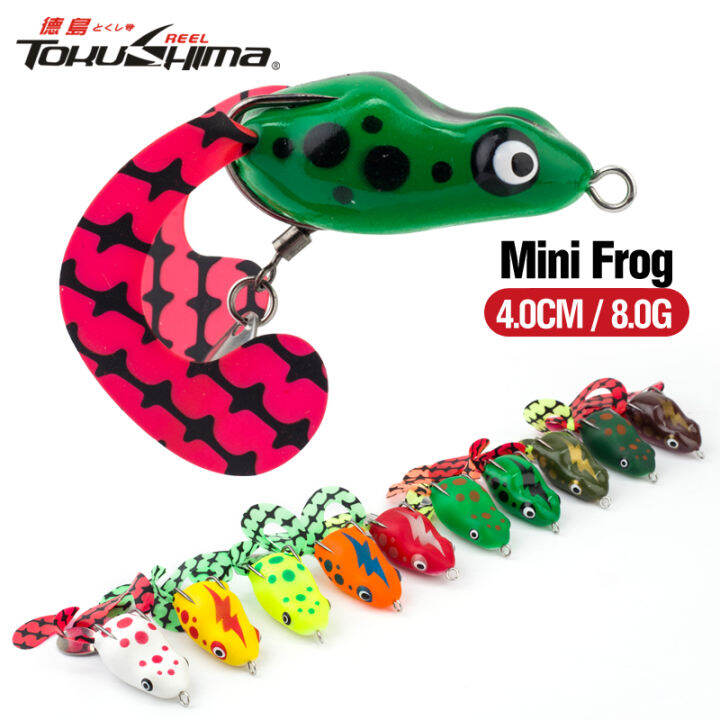 4cm/8g Mini Frog Casting Soft Jump Frog Lure 10Colors Top Water ...