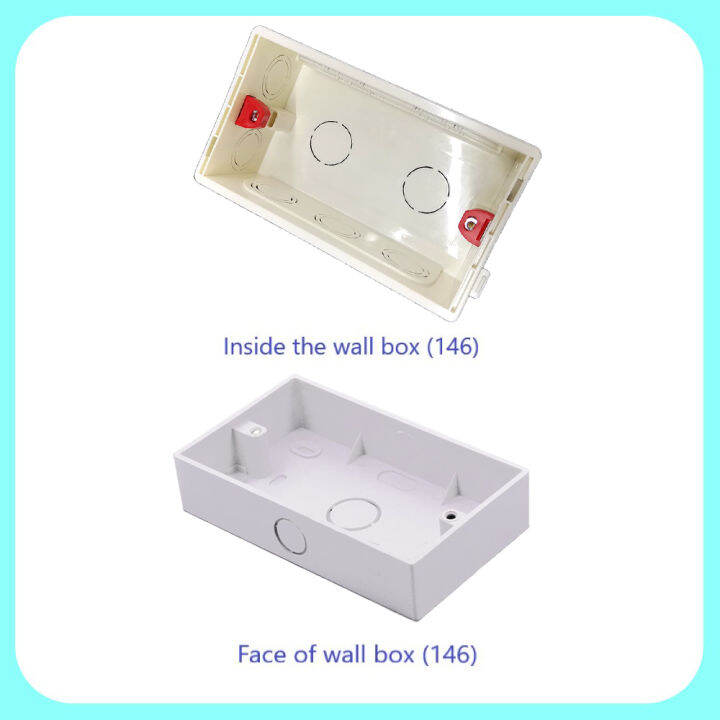 LSG Wall Switch Box And Wall Socket Box, Utility box 146mm Type PVC ...