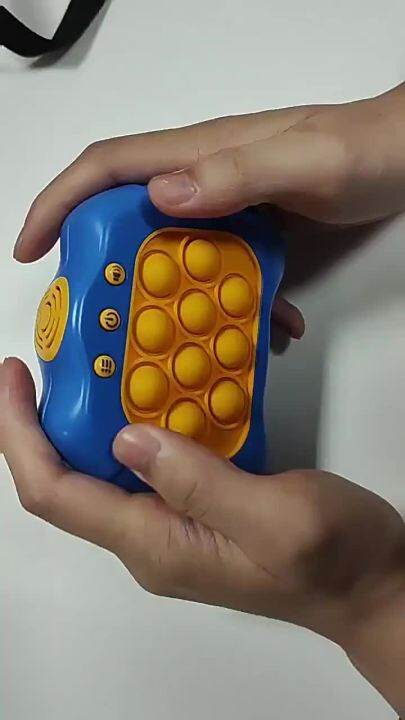 Children Press It Game Fidget Toys Pinch Sensory Quick Push Handle Game ...