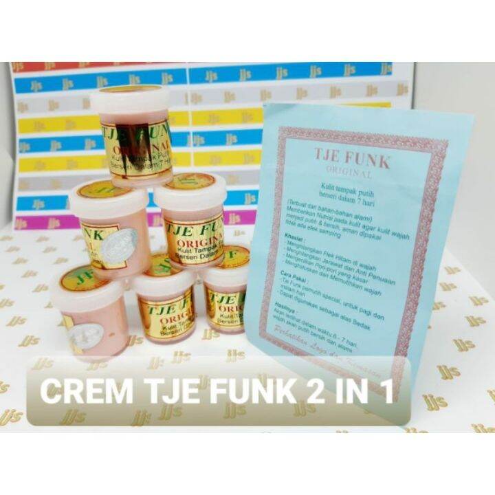 TROLI SHOP - [PROMO 4 PCS] Cream Tje Funk/Tje Fuk - Cream Muka Glowing ...