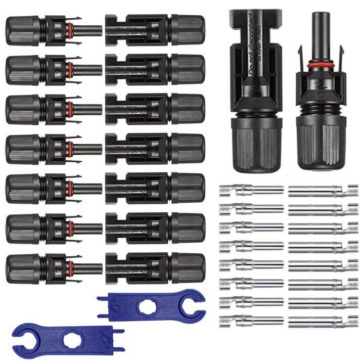 Multi-Contact 4 Terminal PV Connectors Male Female Solar Terminals Set ...