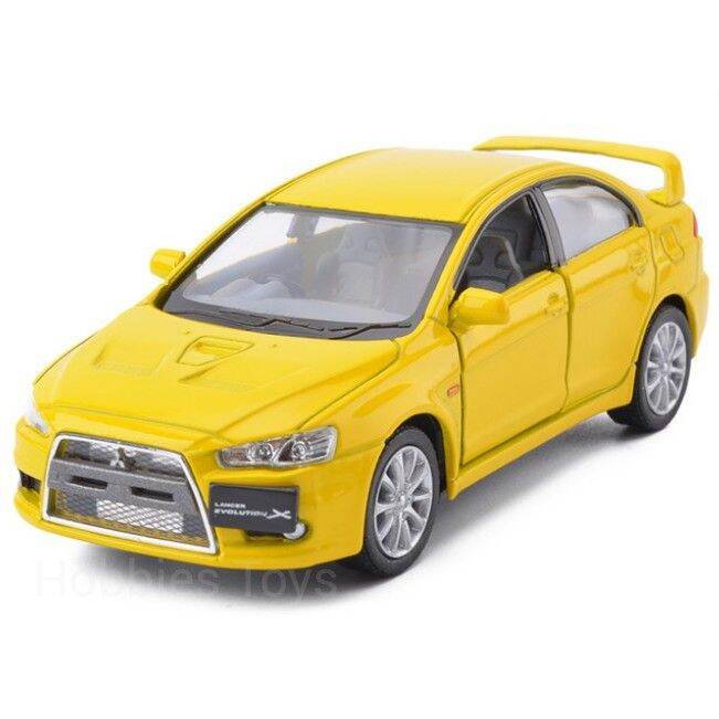 diecast mobil koleksi 2008 Mitsubishi Lancer Evolution Kinsmart warna ...