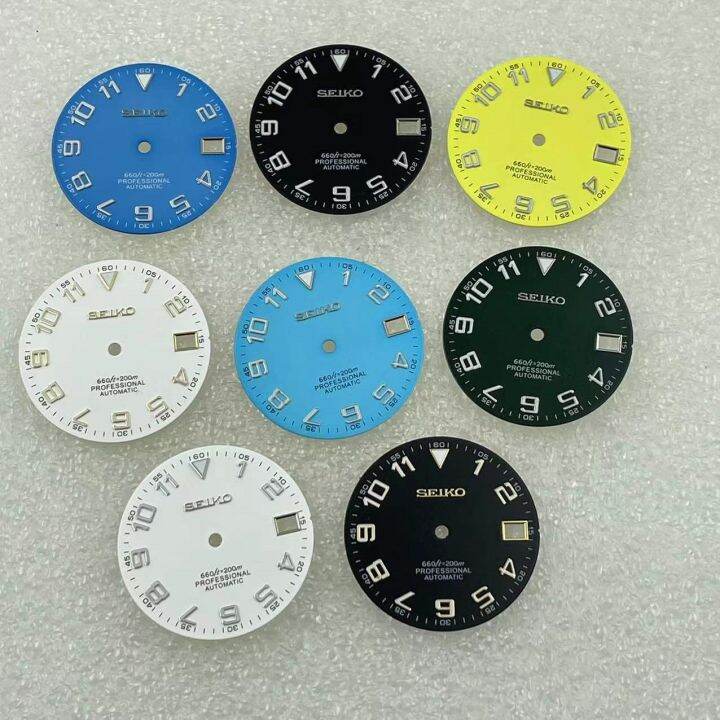 . Modified log dial green luminous 28.5mm digital mechanical watch ...