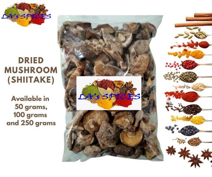 Dried Shiitake Mushroom - 50 grams, 100 grams and 250 grams | Lazada PH