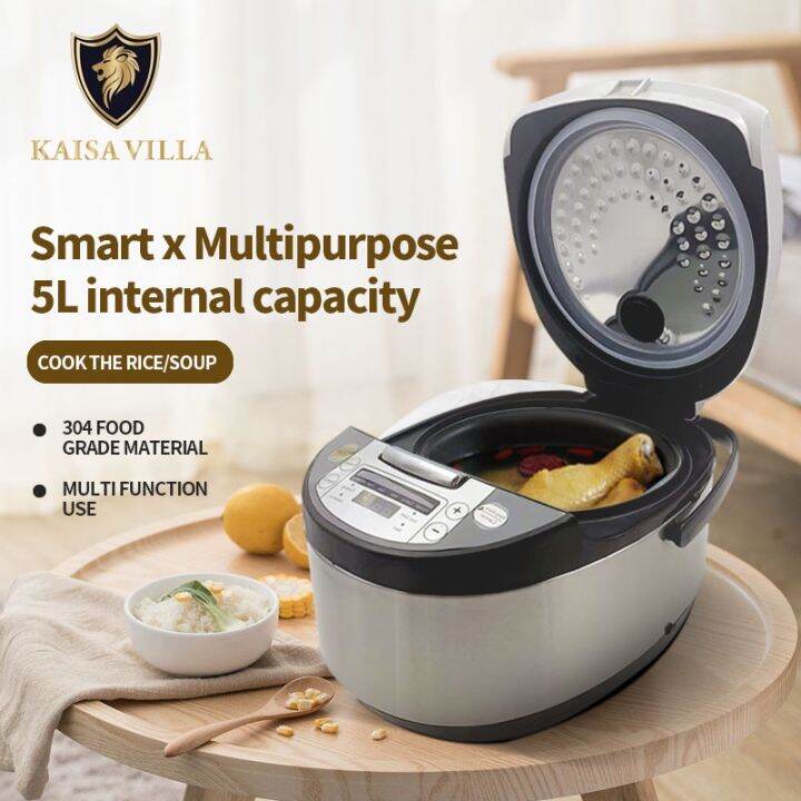 Kaisa Villa rice cooker multifunctional cooker 5L rice cooker non-stick smart electric rice ...