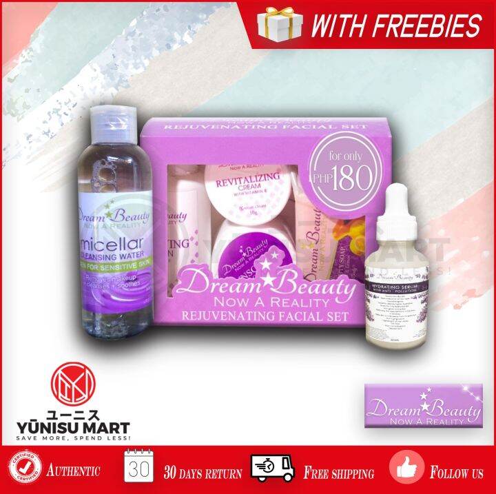 [Dream Beauty Products] Rejuvenating set, Serum and Micellar (With ...