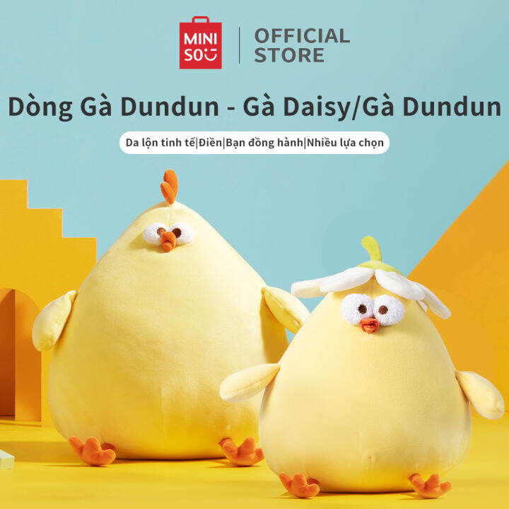 MINISO Dundun Chicken Đồ chơi sang trọng Daisy Chicken Plush Doll Búp ...