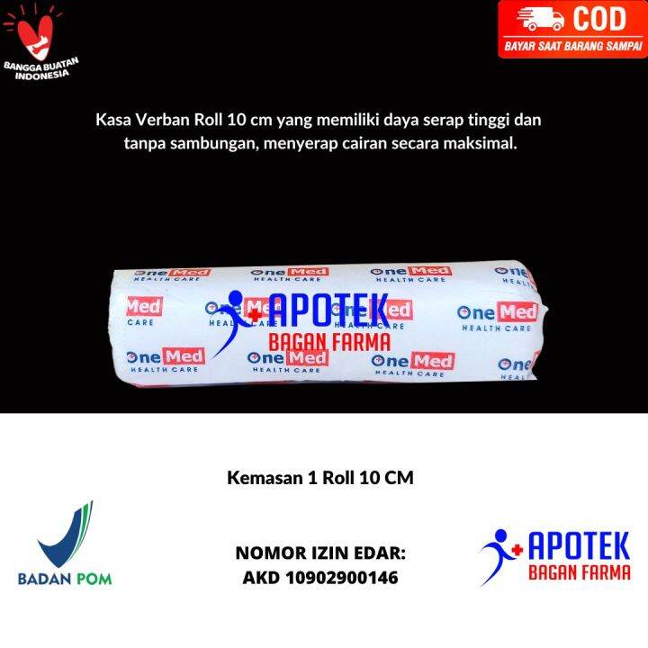 KASA PERBAN ONEMED 10 CM ( 1 ROLL ) | Lazada Indonesia