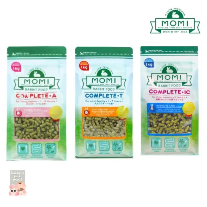 MOMI Complete Rabbit Food 1kg (Complete A, Complete T, Complete IC ...