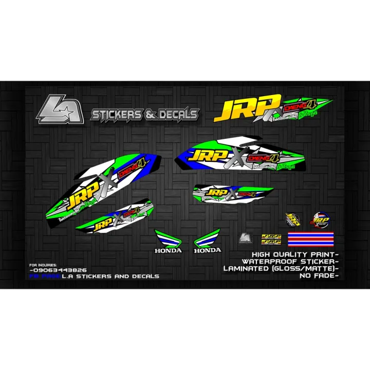 Factory direct sales TMX 125155 ANY TANK JRP X DAENG STOCK DECAL ...