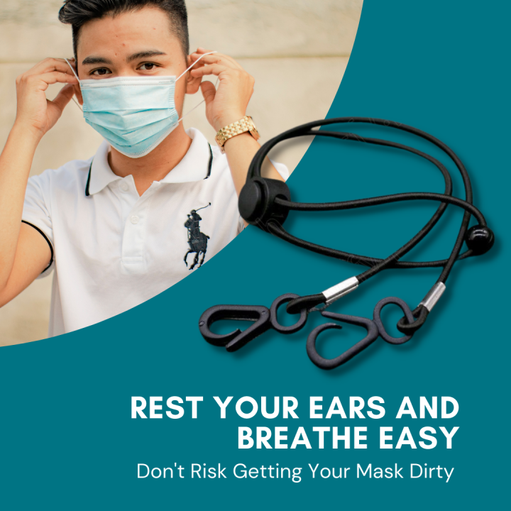 Face Mask Lanyard Adjustable Mask Hanging Rope Masks Extension Belt ...