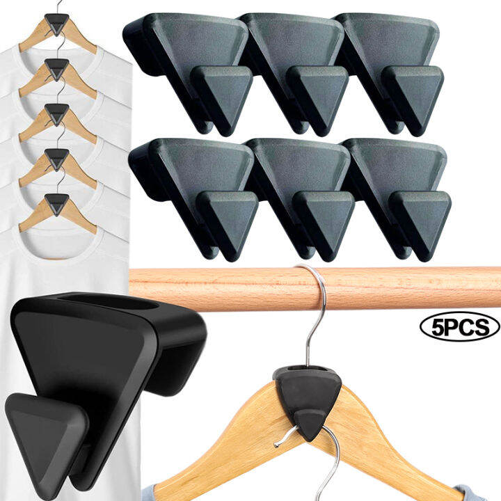 5PCS Clothes Hanger Multi-port Connect Hook for Closet Connector Hooks ...