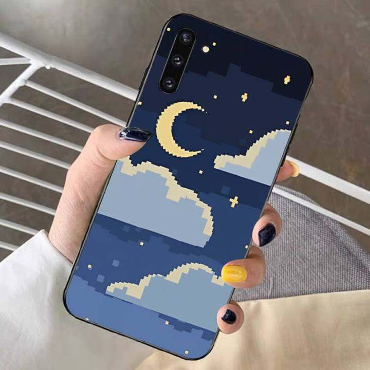 Pixel Moon Starry Night เคสศัพท์สำหรับ Redmi Note 8 7 9 4 6 Pro Max T X ...