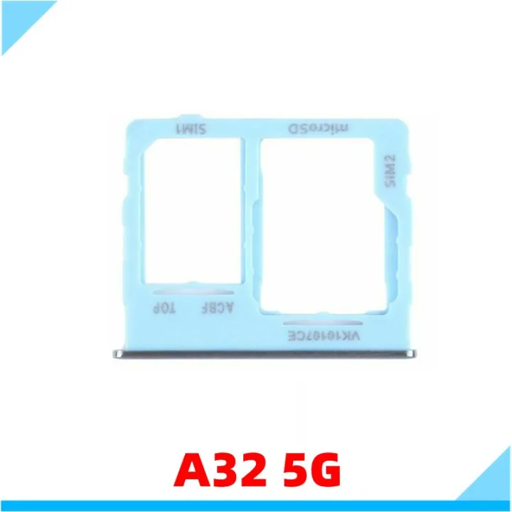 Sim Card Tray For Samsung Galaxy A32 5G A326 Mobile Phone Dual SIM SD ...
