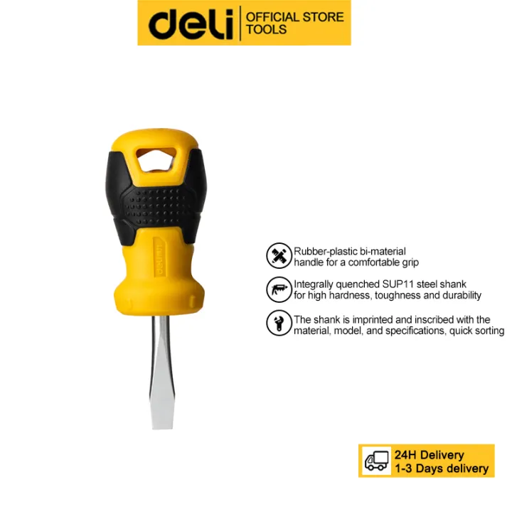 Deli DL6360381 Slotted Screwdriver 6x38mm | Lazada PH