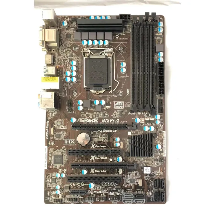 ASROCK B75 Pro3 Desktop Motherboard B75 Socket LGA 1155 DDR3 32GB ATX Original Used Mainboard ...