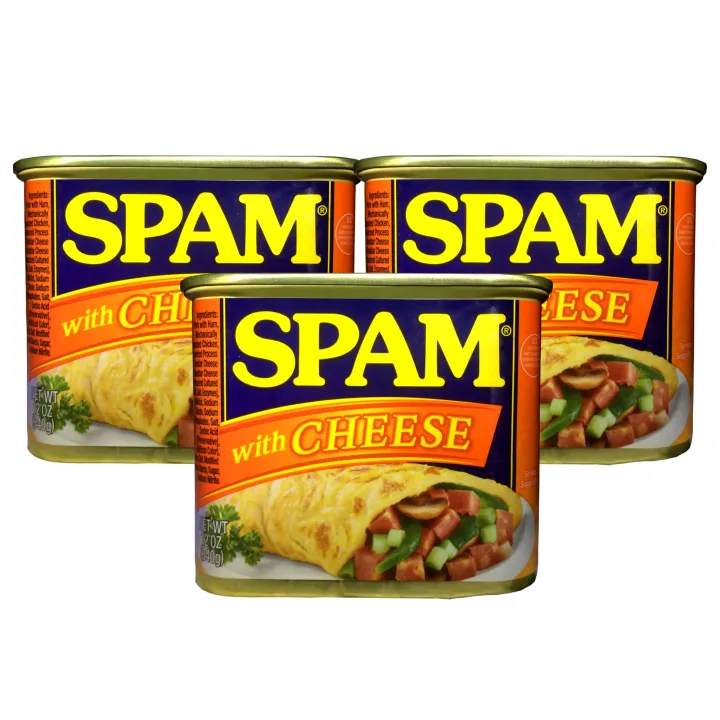 SPAM with CHEESE 340 grams (3 PCS) WITH FREE Libby's Vienna Sausage 4 ...