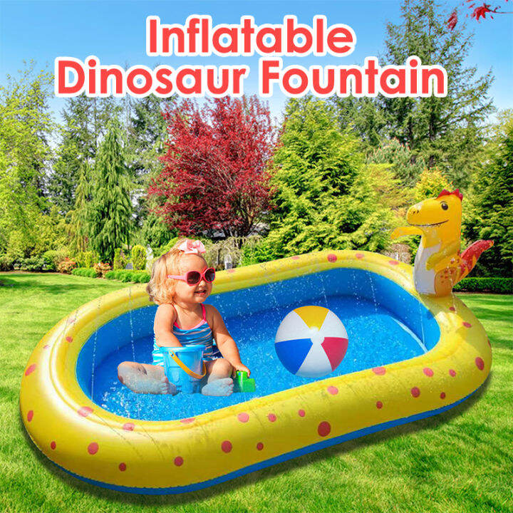 Inflatable Spray Swimming Pool for Kids Portable Swimming Pool Shaped ...