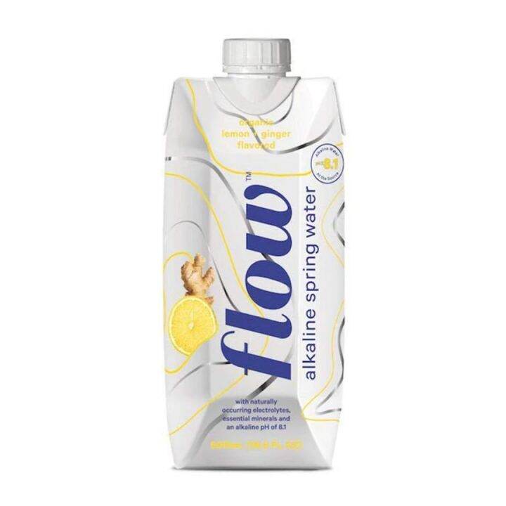 Flow Organic Lemon Ginger Alkaline Spring Water 500ml | Lazada PH