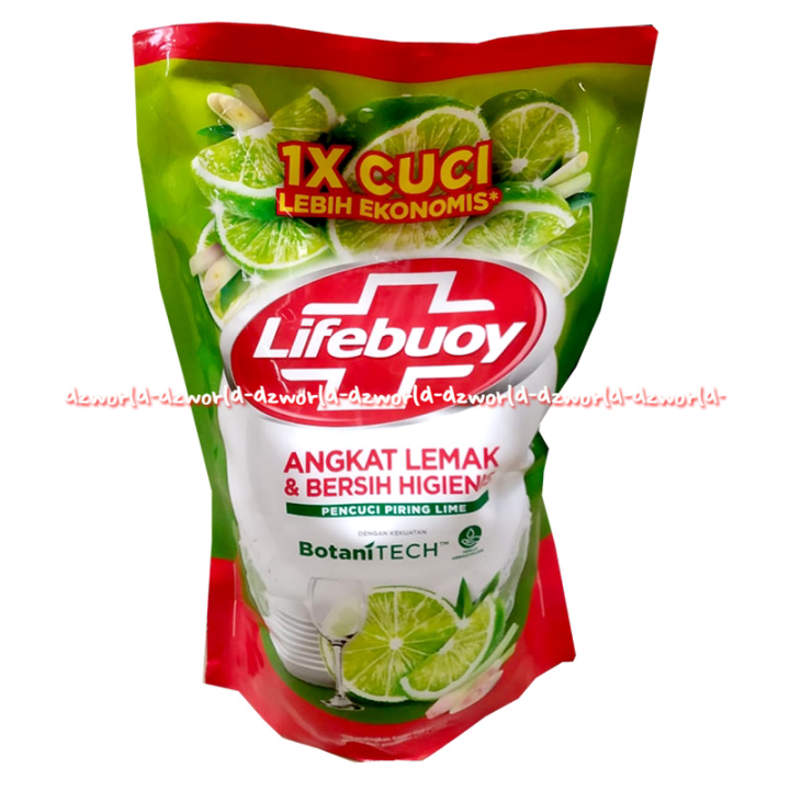 Lifebuoy Sabun Pencuci Piring Refill Botani Tech 235ml Dengan Ekstrak ...