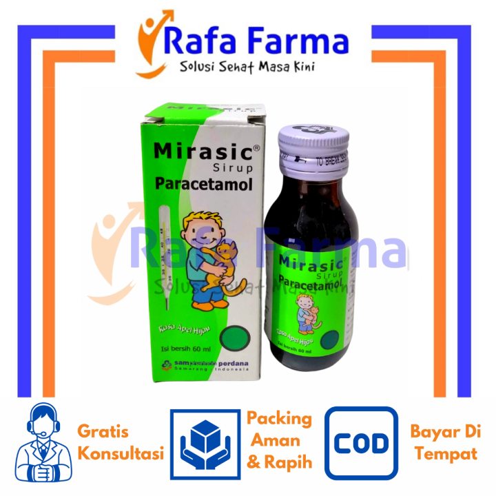 MIRASIC SYRUP ATASI SAKIT GIGI ANAK DAN DEMAM | Lazada Indonesia