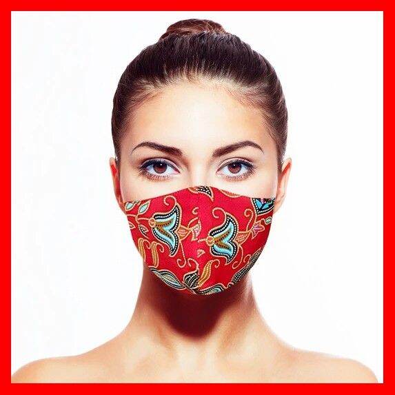 READY STOK MASK Batik Reusable Washable Mask Cotton Design [PROMOSI ...