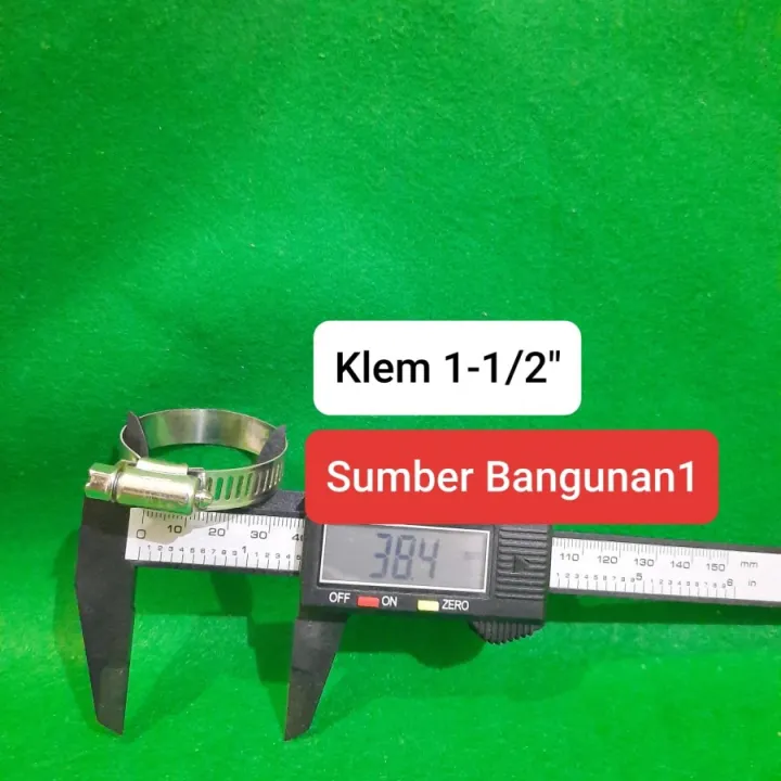 klem besi bulat 1.5" inch ring bulat penjepit 1-1/2" in | Lazada Indonesia