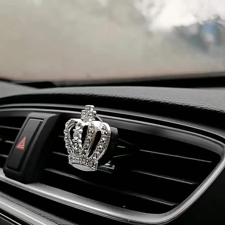 Car Air Vent Clip Air Freshener In Auto Interior bling Diamond Crown ...