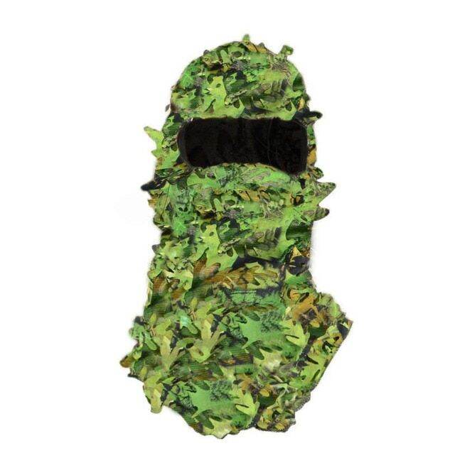 3d Camouflage Hunting Caps Sniper Bionic Military Tactical Balaclava ...