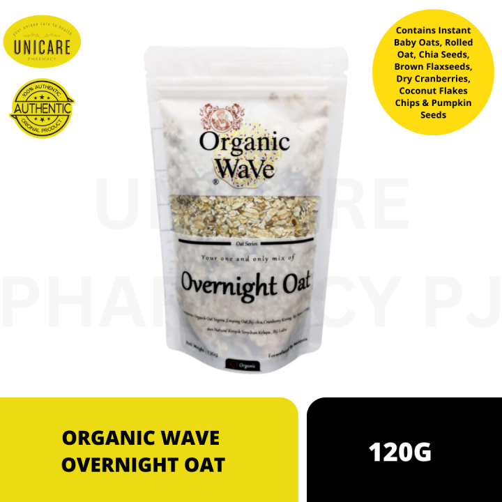 ORGANIC WAVE OVERNIGHT OAT 120G | Lazada