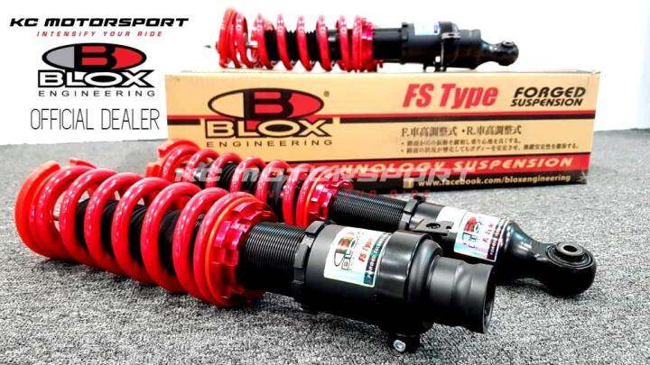 Toyota Vios NCP93 2008+ - BLOX FS Type Adjustable Suspension- BLOX FS ...