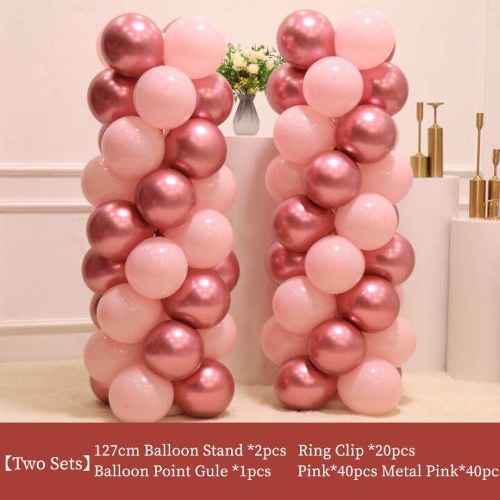 103pcs Balloon Floor Stand Holder Valentines Wedding Decoration Package ...