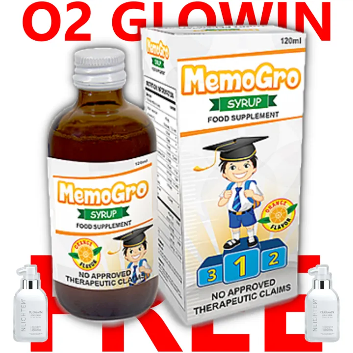 NHANCE MEMO Gro Syrup with Free O2 Glowin Serum Mask | Lazada PH