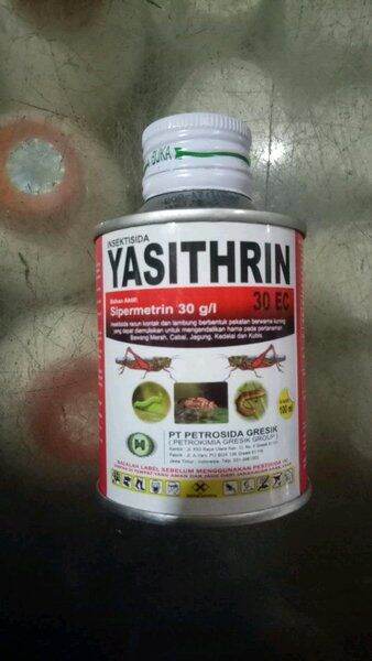 Obat pertanian YASITRIN 100 ml insektisida Racun Hama Belalang | Lazada ...