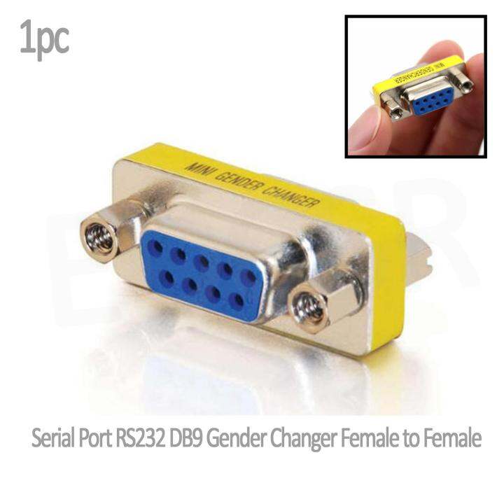 1pc Serial Port RS232 DB9 Gender Changer Female to Female | Lazada PH
