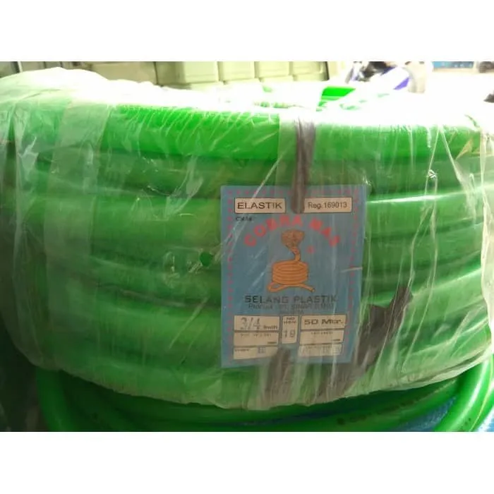R** SELANG AIR SELANG ELASTIS COBRA MAS 1/2 X 100 METER TEBAL ROLAN ...