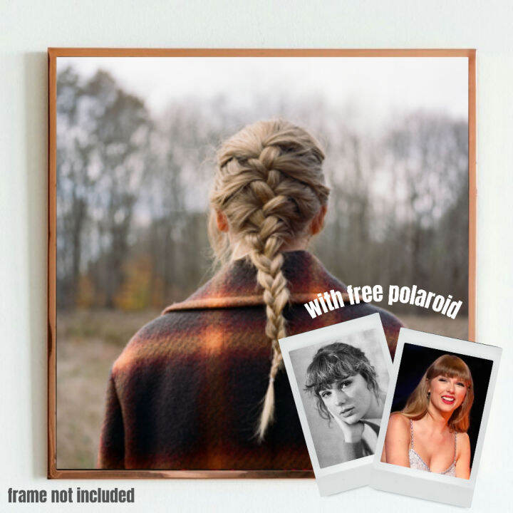 Taylor Swift square poster with free polaroid inspired waterproof ...