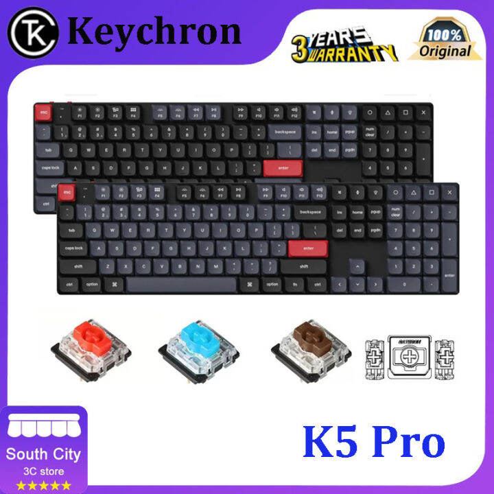 Keychron K5 Pro Bluetooth Wireless Mac Mechanical keyboard Low switch | Lazada PH