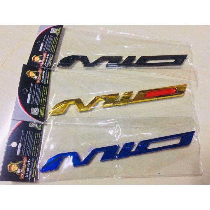 MIO EMBLEM sticker Emblem mio 3M sticker acrylic | Lazada PH