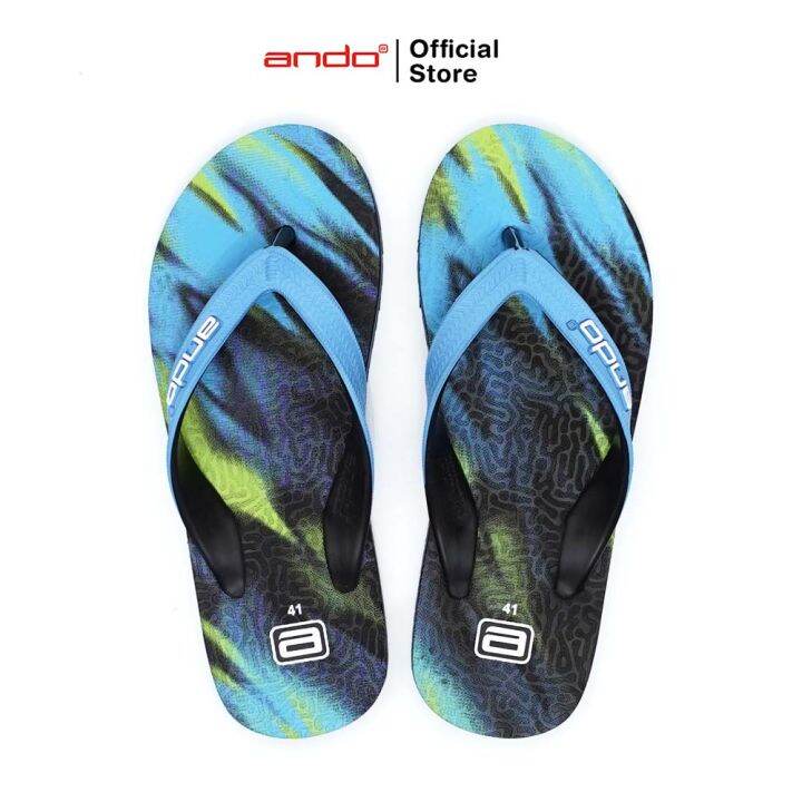 Ando Official Sandal Jepit Ultra-B Pria Dewasa - Biru Muda | Lazada ...