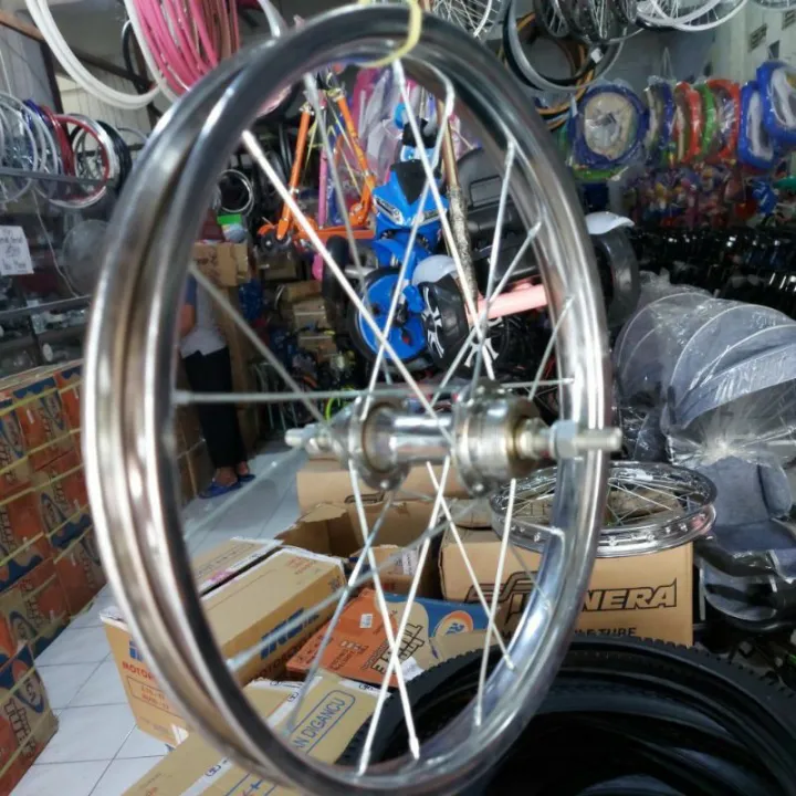 TB - Velg Steel / Besi JADI Untuk Sepeda Ukuran 16 Belakang | Lazada ...