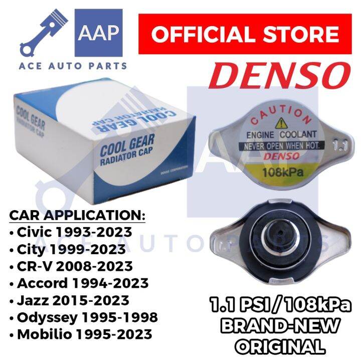 Denso Radiator Cap for Honda Civic, City, CRV, Accord, Jazz, Mobilio ...