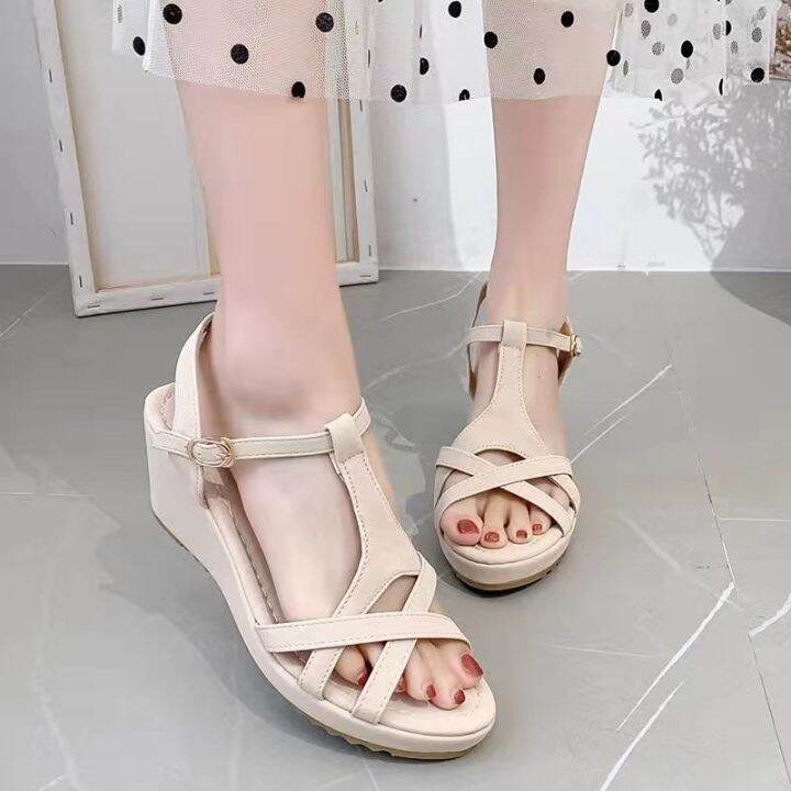 New Arrival lady wedge sandals heels | Lazada PH