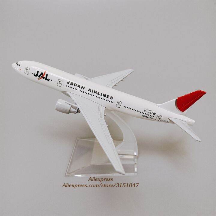 Alloy Metal Air JAL Japan Airlines B777 Airplane Model JAL Boeing 777 ...