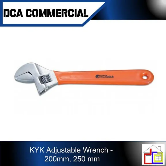 KYK Heavy Duty Adjustable Wrench - 8, 10 | Lazada PH