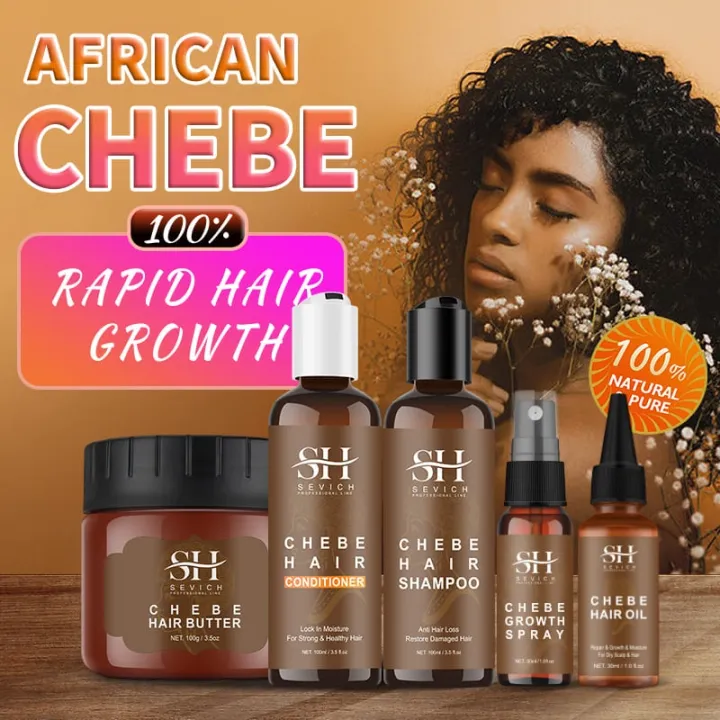 Chebe Hair Care Set Africa Crazy Anti break Hair Fast Edges Hair Growth ...