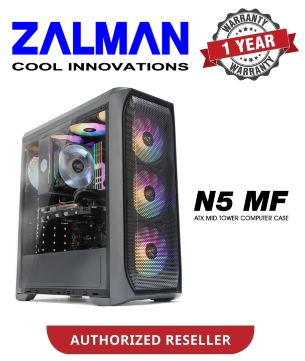 ZALMAN N5 MF ATX Mid-Tower RGB Computer Case | Lazada