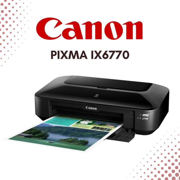 เครื่องพิมพ์อิงค์เจ็ท Canon Pixma IX6770 | Lazada.co.th