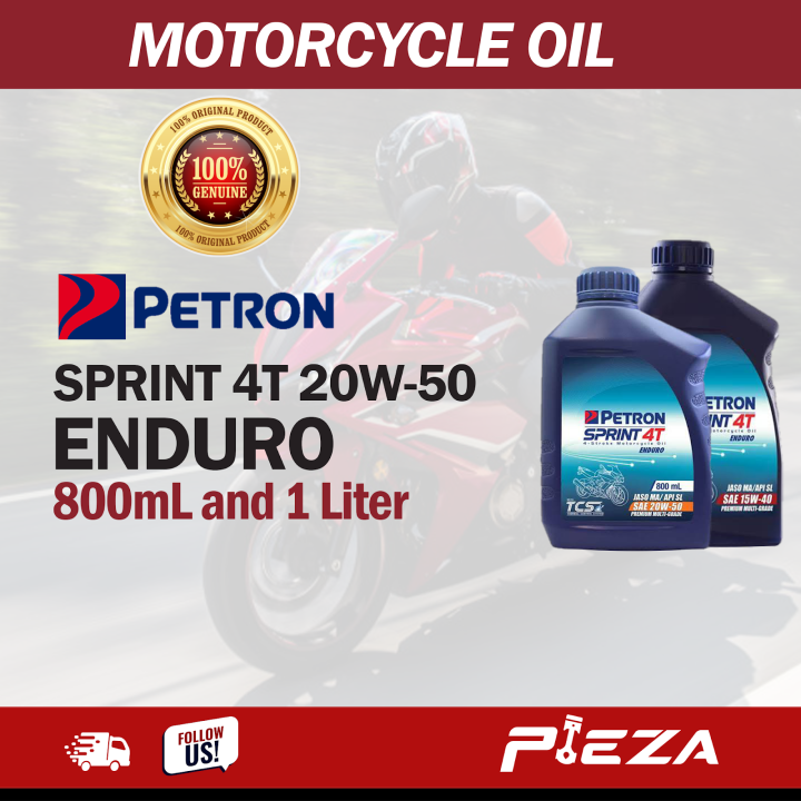 PETRON SPRINT 4T ENDURO LITRO 20W-50 Motorcycle Oil | Lazada PH