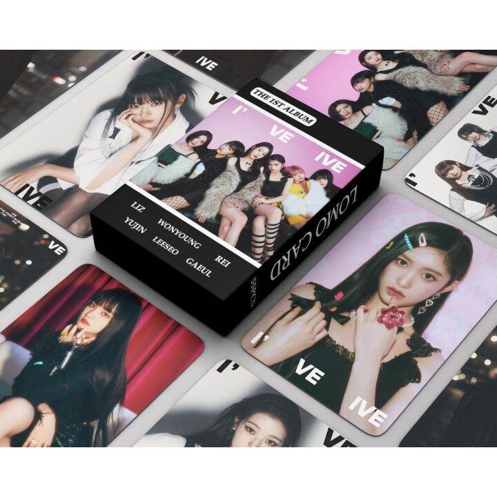 Kpop I've IVE Idol Lomo Cards High Quality HD Photo Album Card Postcard ...